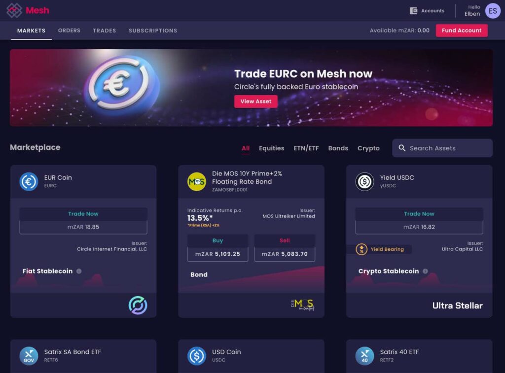 Invest - Mesh